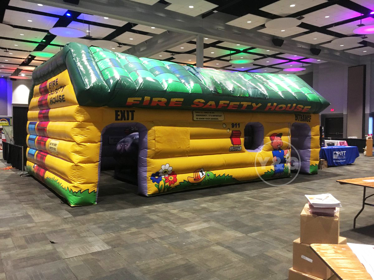 Best inflatable fire safety house for children education.
