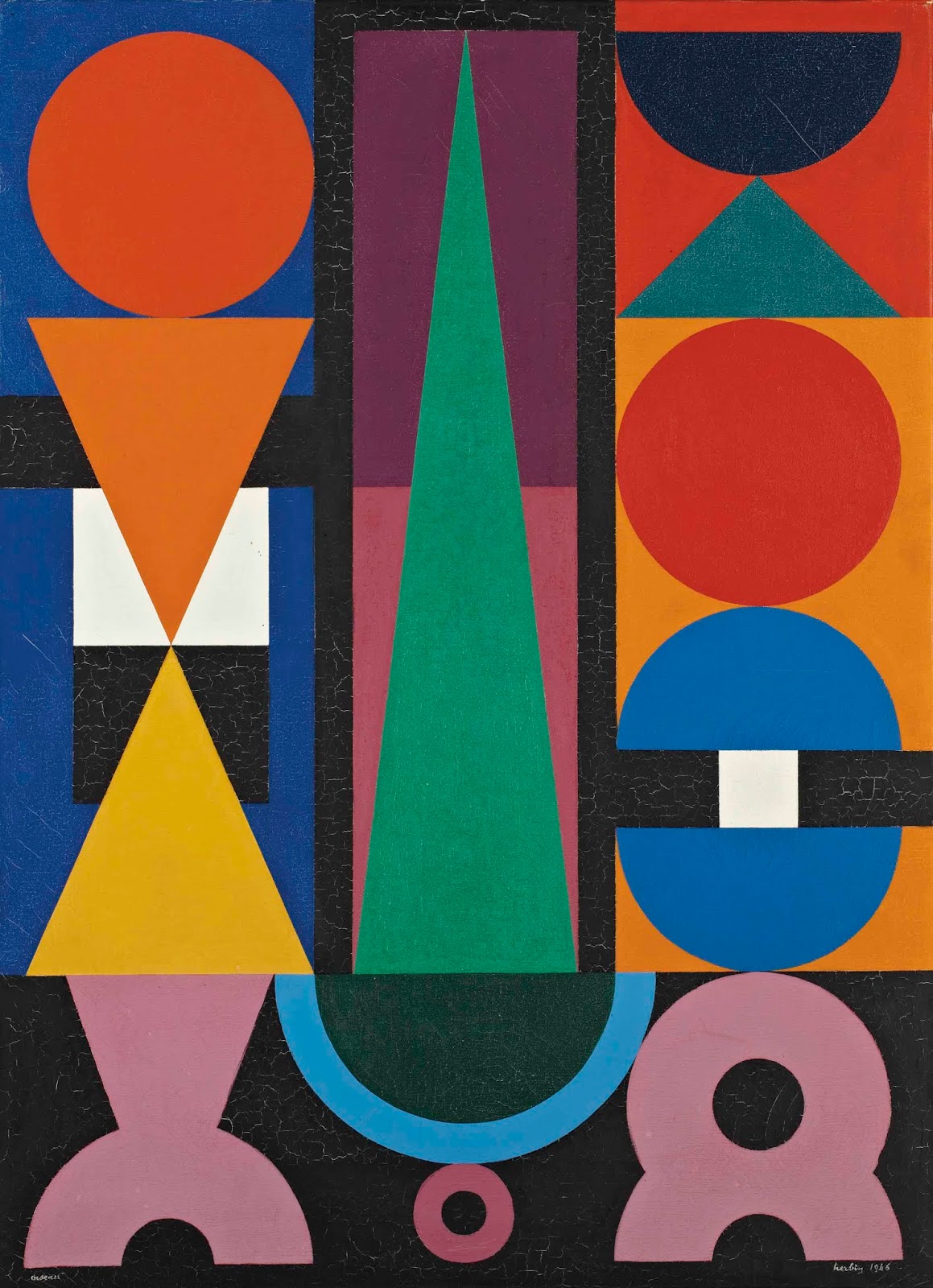 AUGUSTE HERBIN ABSTRACT ART