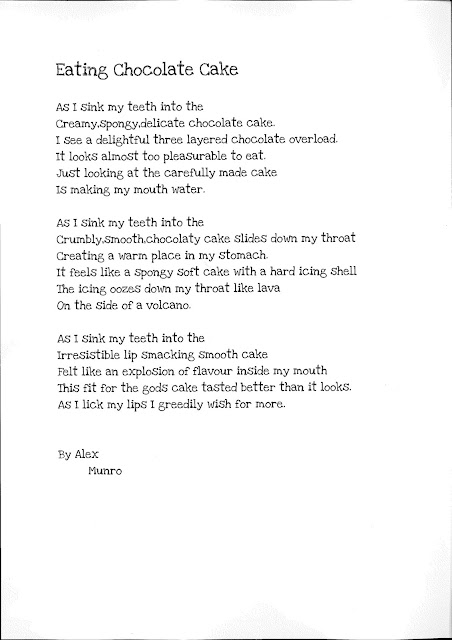 Makarewa School Room One: Poems on Chocolate Cake