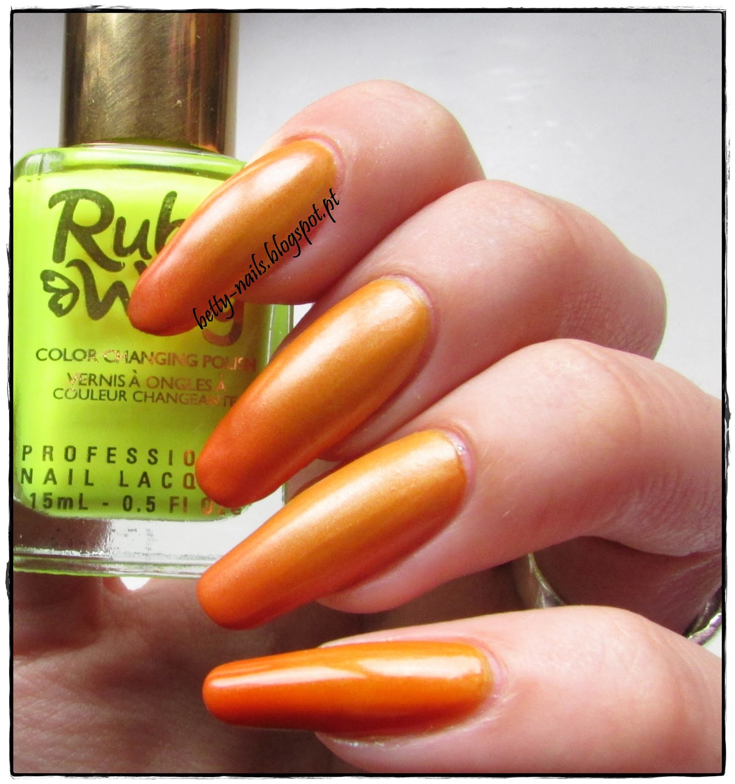 Betty Nails: Electric Firefly *Ruby Wing * Color Changing Polish