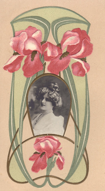 Red Poulaine's Musings: Wordless Wednesday: Manon Loti in Embossed Art ...