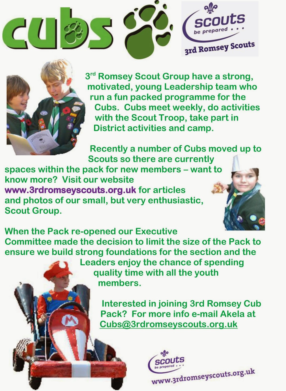 WOODSMOKE 500: Braishfield -Beavers and Cubs