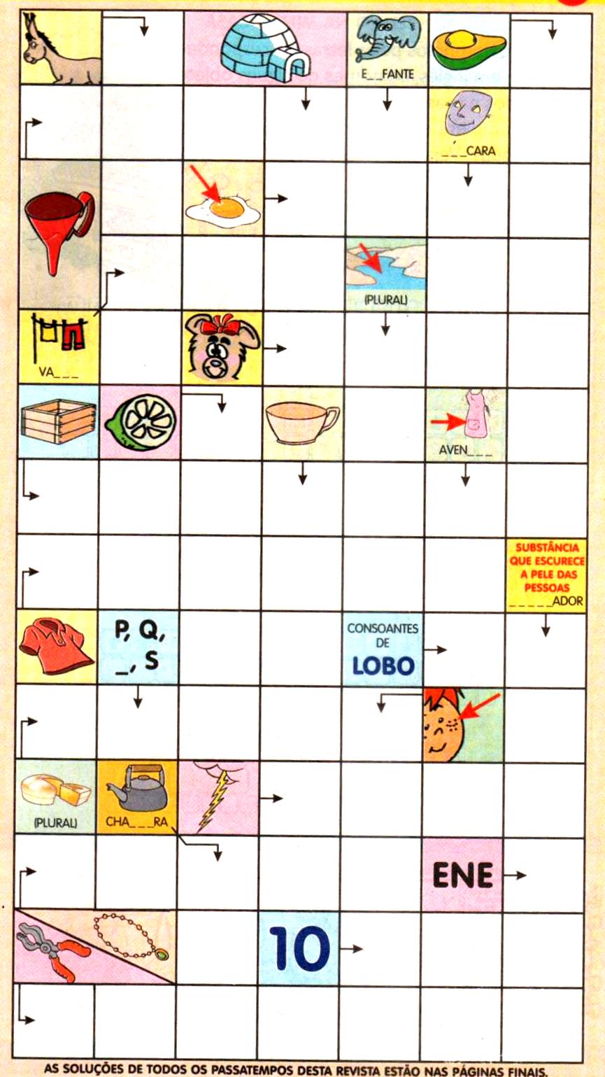Passatempo ~ Atividades para Jardim