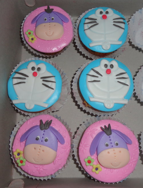 cupcake hias: cupcake sapi dkk