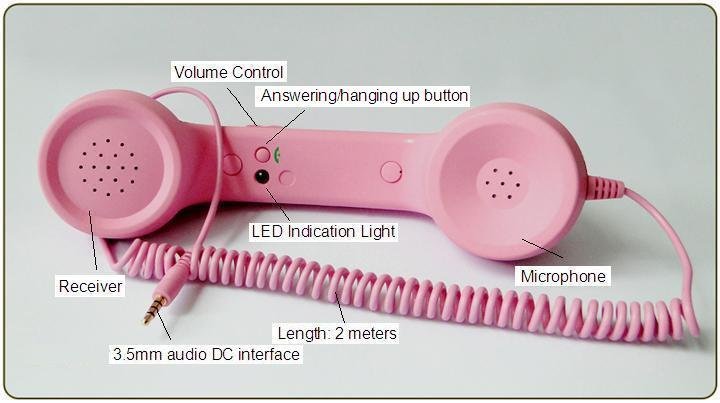 Buy COCO Aux PHONE 3.5 mm Wired Retro Handset Mobile iphones Android ...