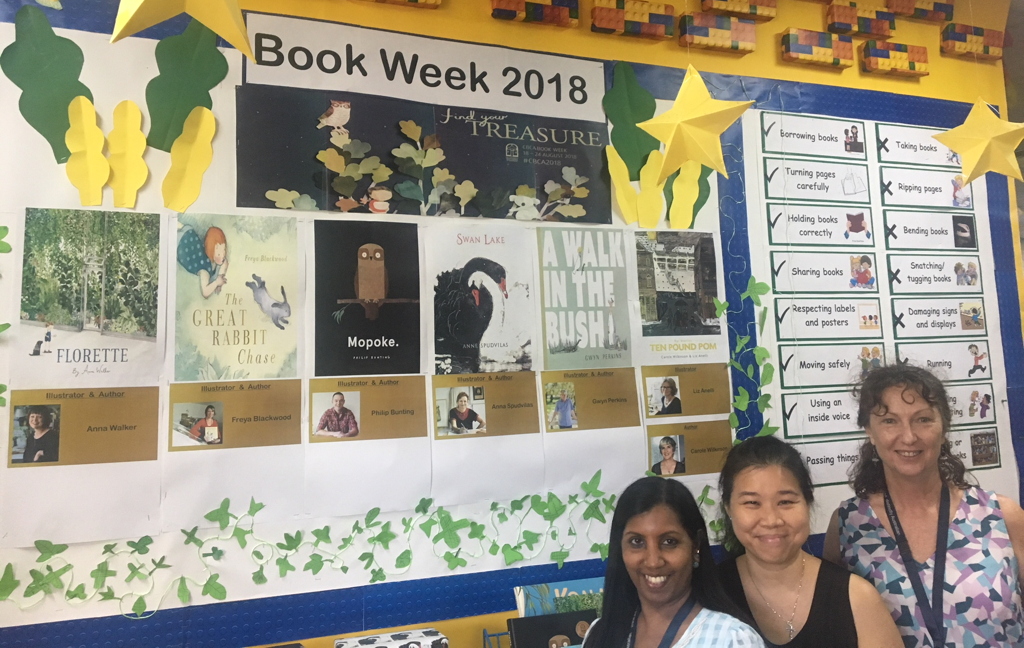 CBCA Tasmania blog: Book Week Displays from Afar