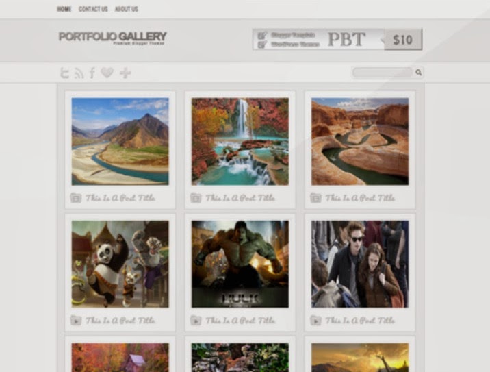 40+ Free Blogger Gallery Templates - Webprecis