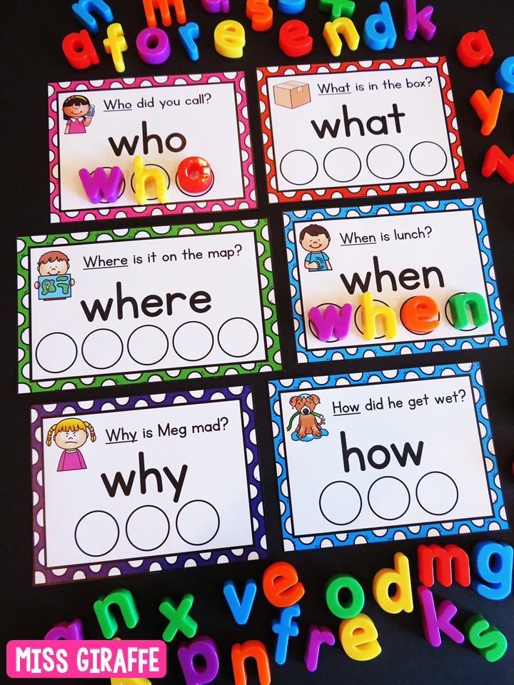 Miss Giraffe's Class: Sight Words Sentences Cards Fun Ideas and Centers