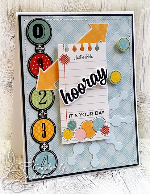 Little Card Maker: Hooray Note with Paper Wishes
