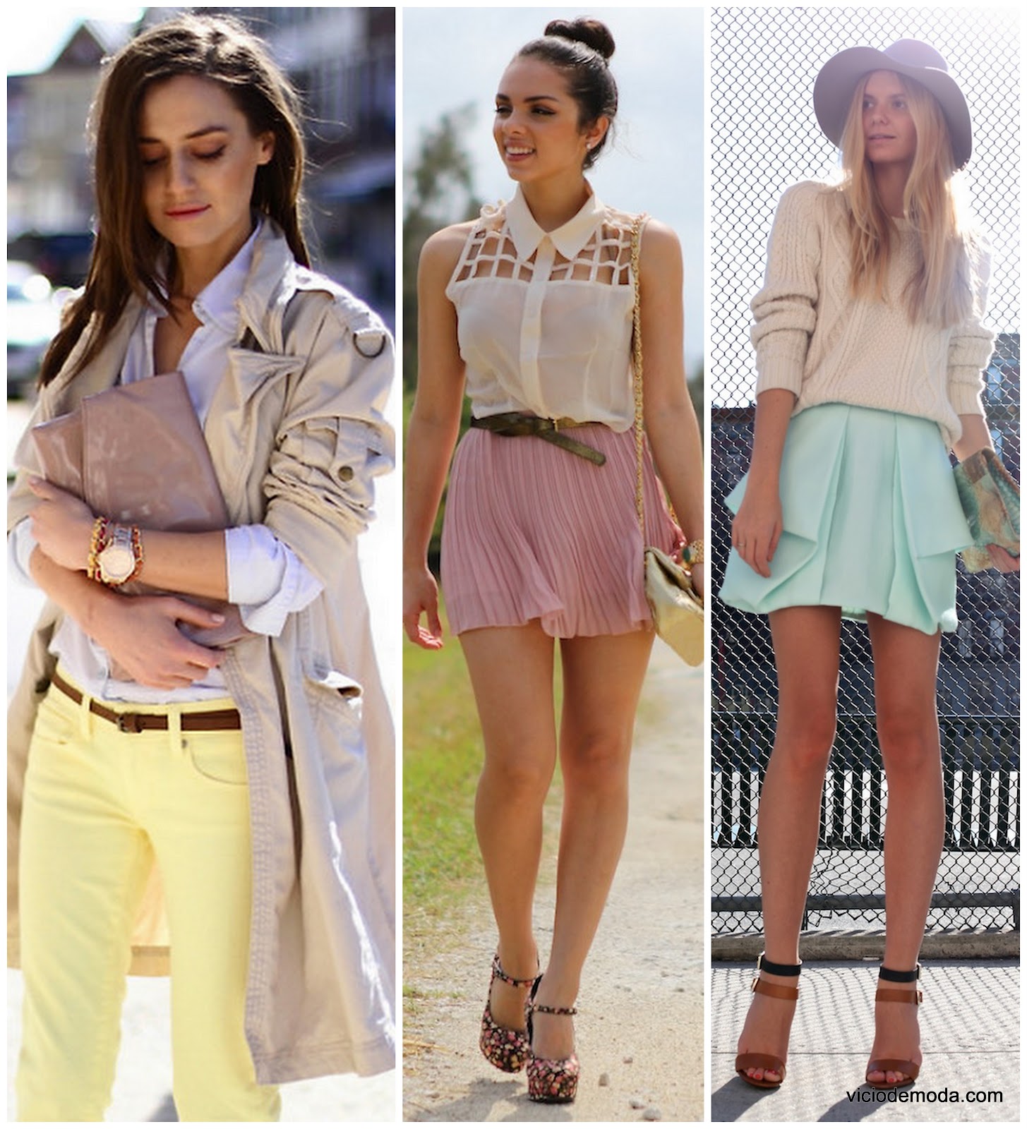 Teen sempre na moda: Roupas com cores Pastel