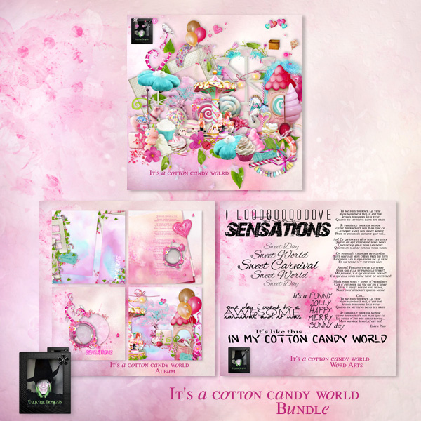 It's cotton candy world