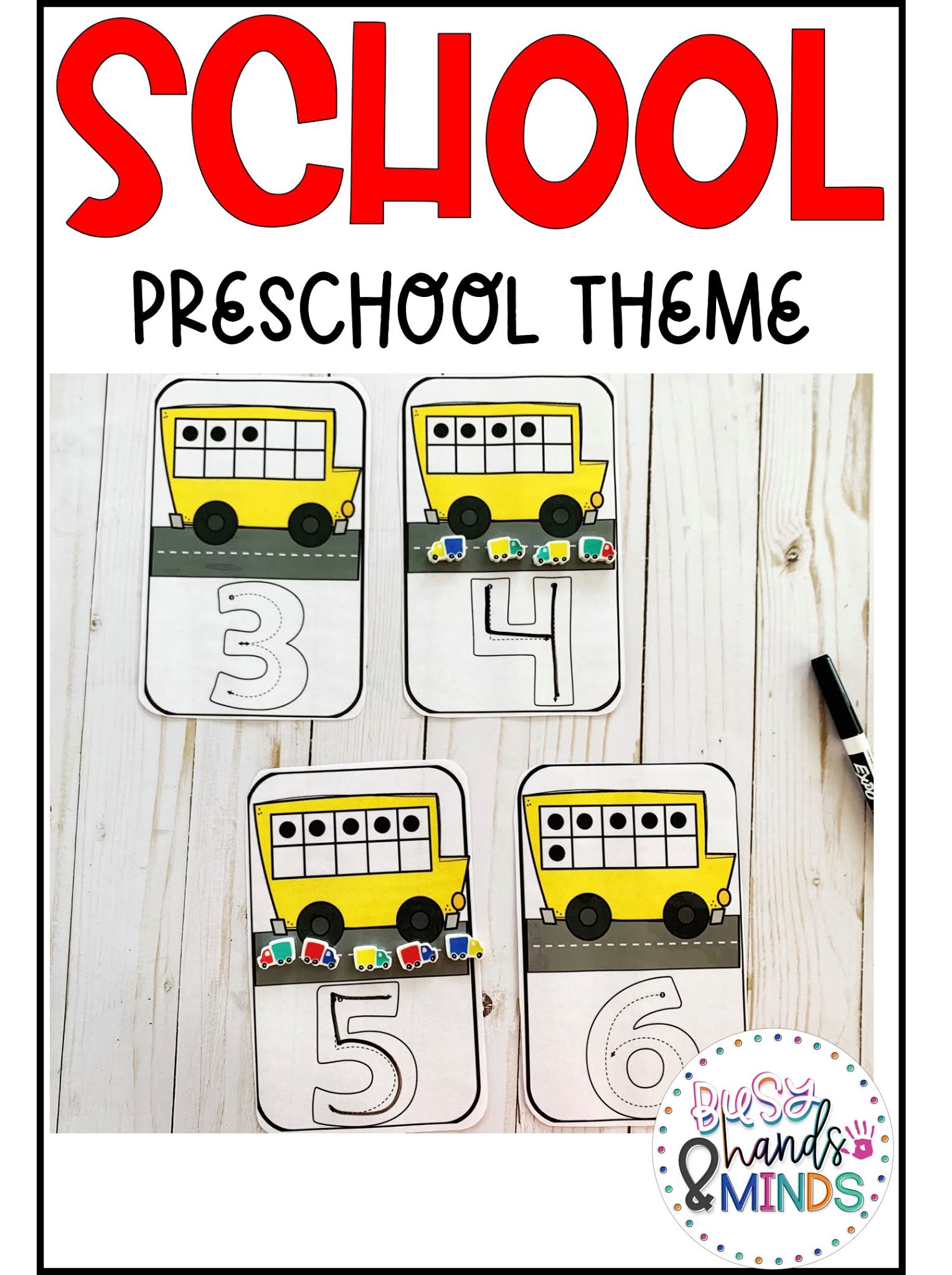 Back to School Preschool Theme | Busy Hands and Minds