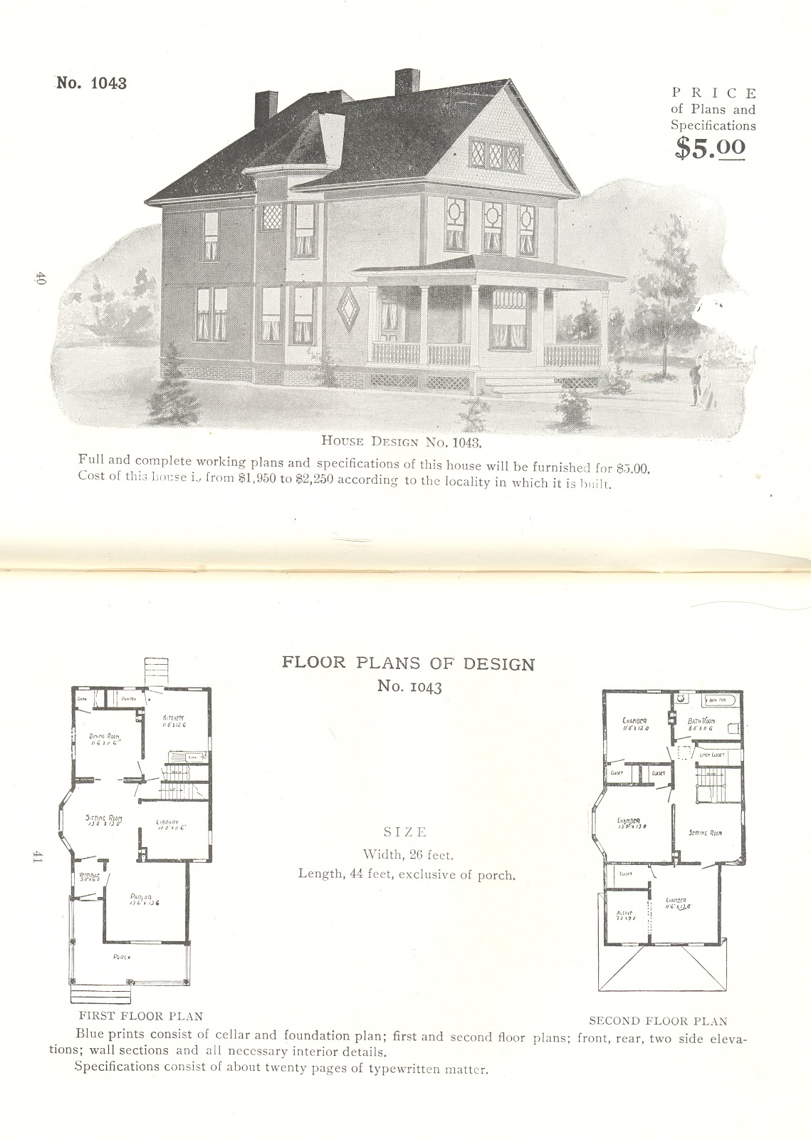 Old photos of architecture: 1908 Radford Architectural Company House Plans