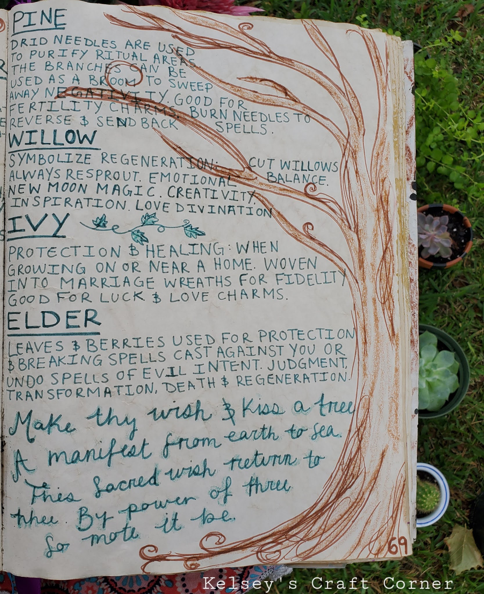 Kelsey's Craft Corner: Updated photos of spell book pages from my ...