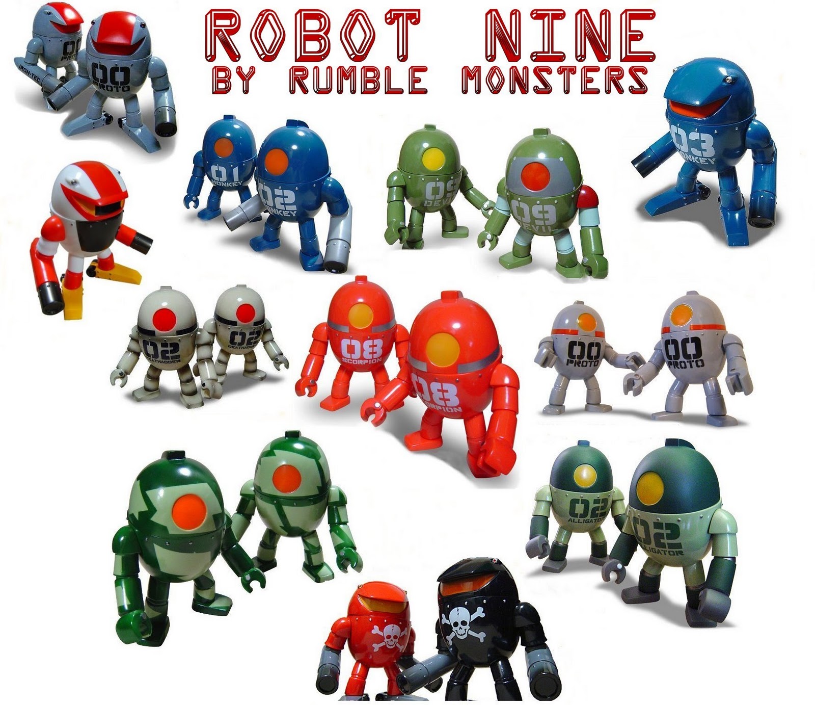 3rd Millenium Toys: Robot NINE by Rumble Monsters