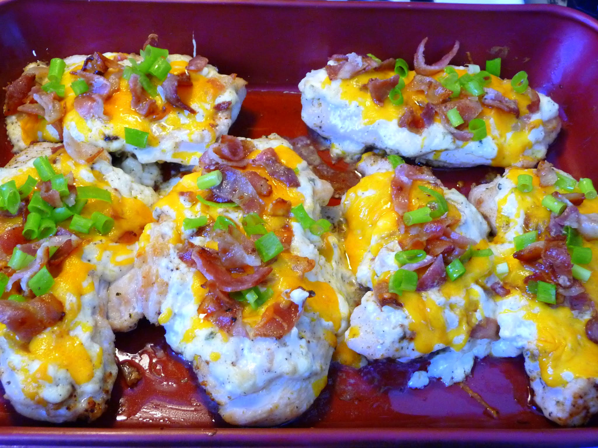 CHEESY RANCH CHICKEN BREASTS WITH BACON