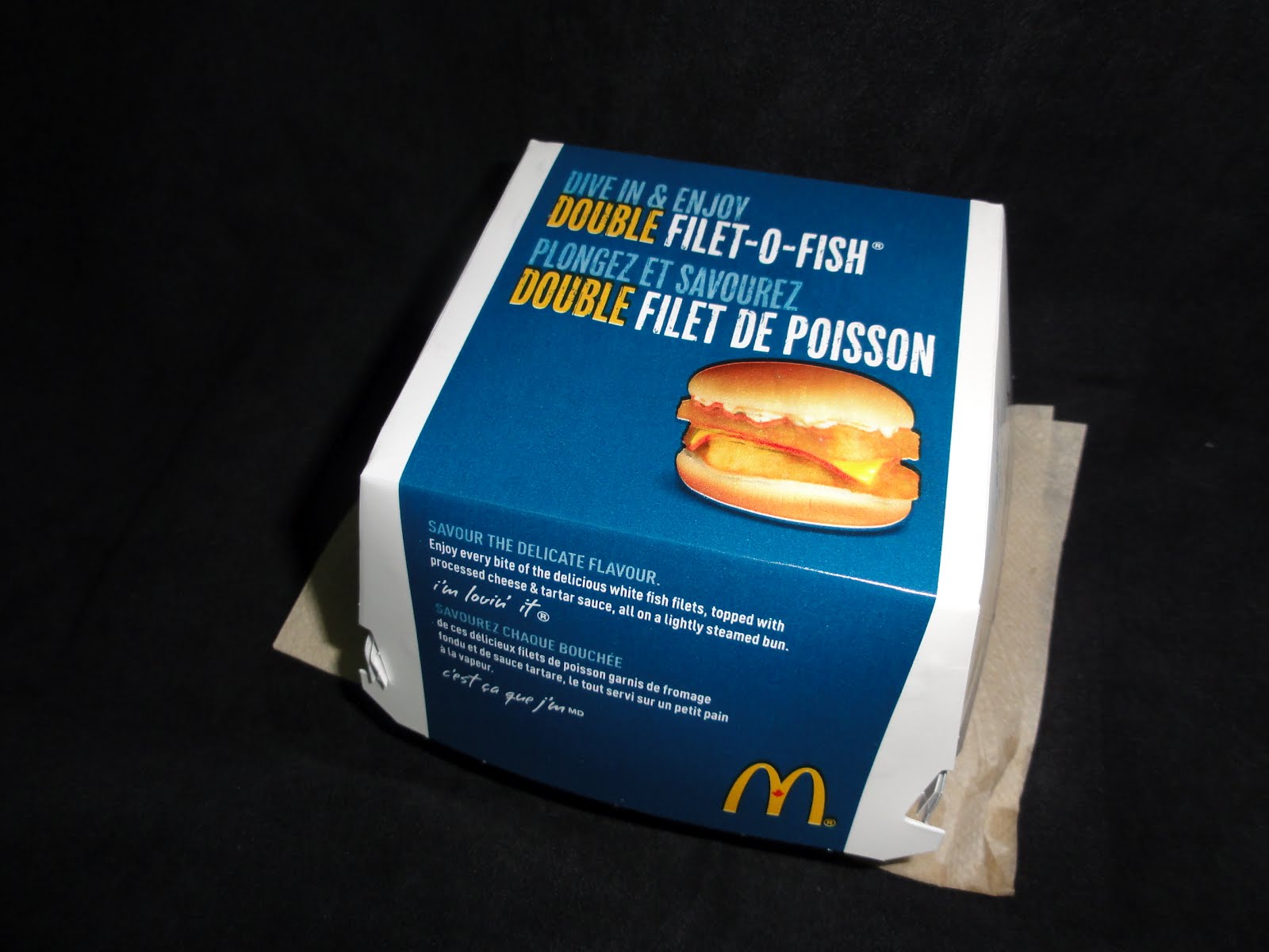 Gracie's blog: Double Filet-O-Fish (McDonald's)
