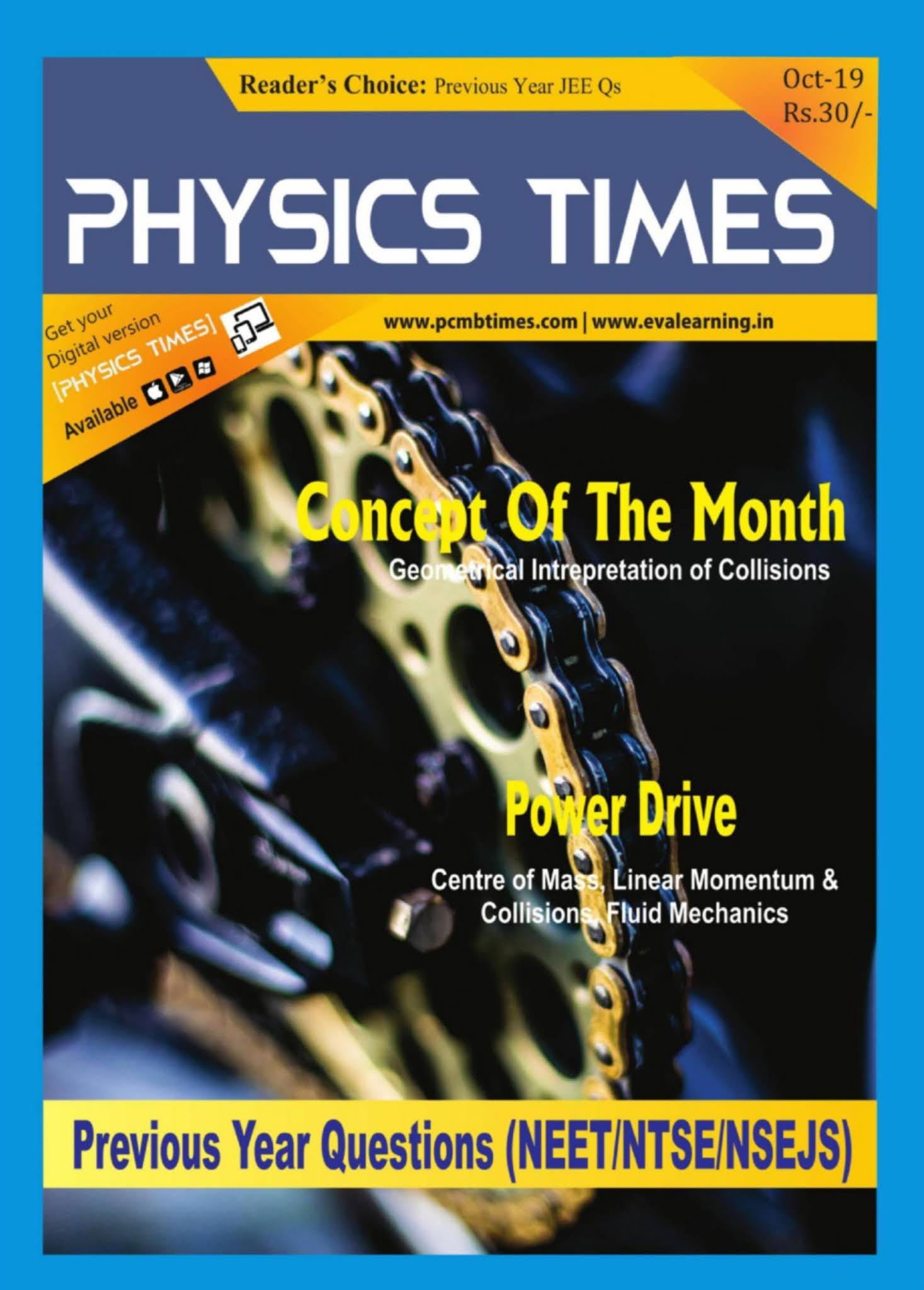 Physics Time || Magazine || October 2019