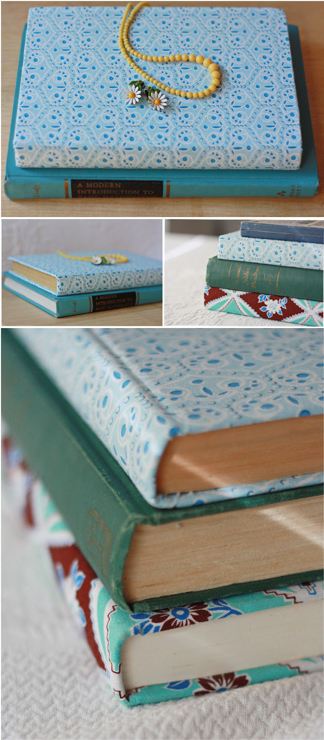 amy j. delightful blog: Fabric Covered Book How-To/ Tutorial