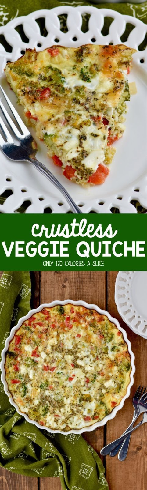 CRUSTLESS VEGETABLE QUICHE
