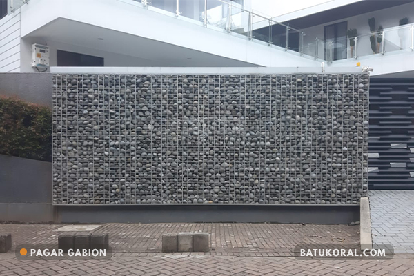 Pagar Gabion Batu Koral, Bikin Rumah Jadi Tampak Mewah ! ~ JUAL BATU ...