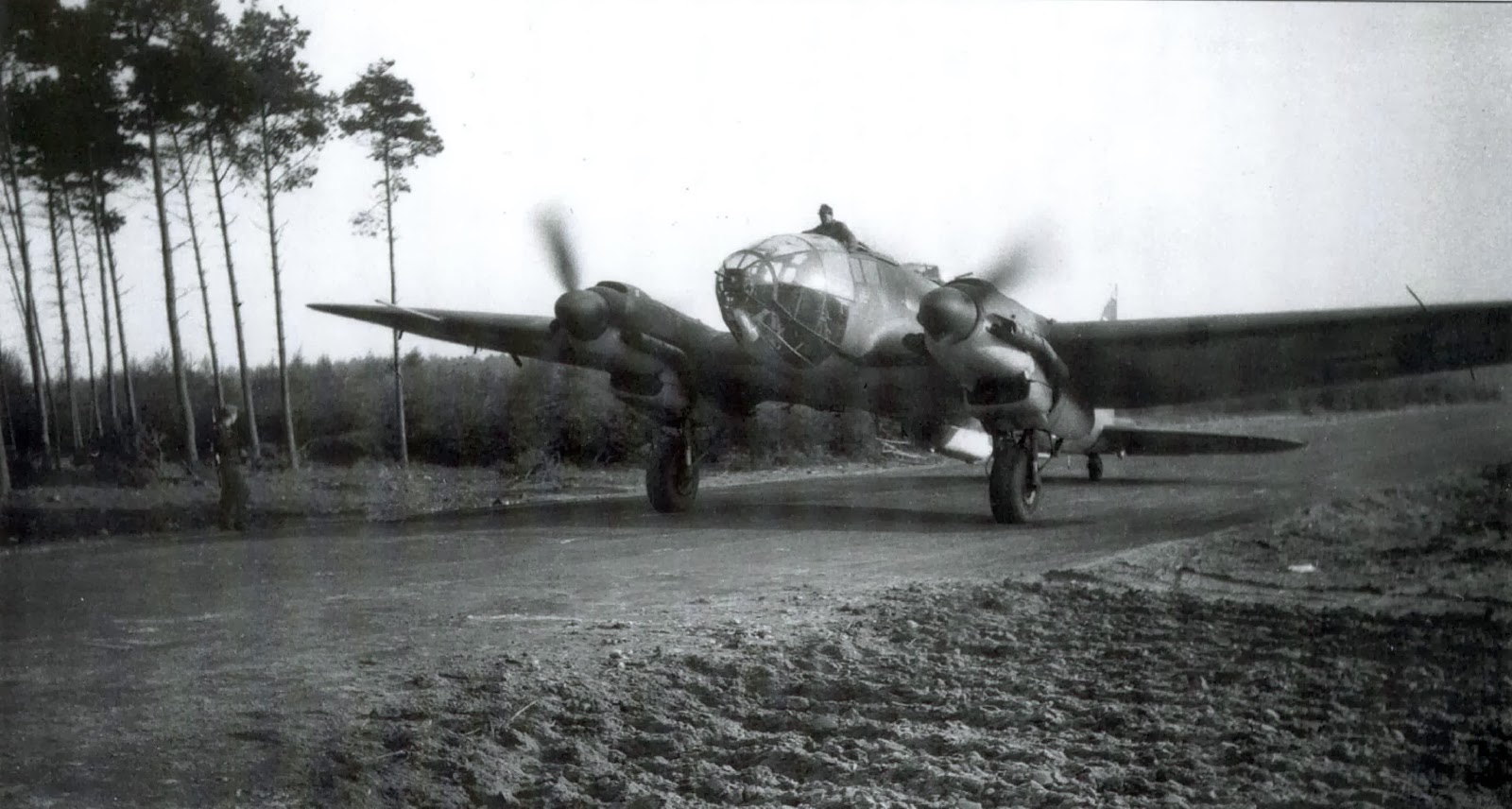 World War II Pictures In Details: A Heinkel He 111 Rolling Towards its ...