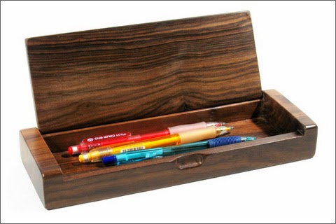 哈莉貓木工講堂（陳秉魁）: 木盒_掀蓋式筆盒