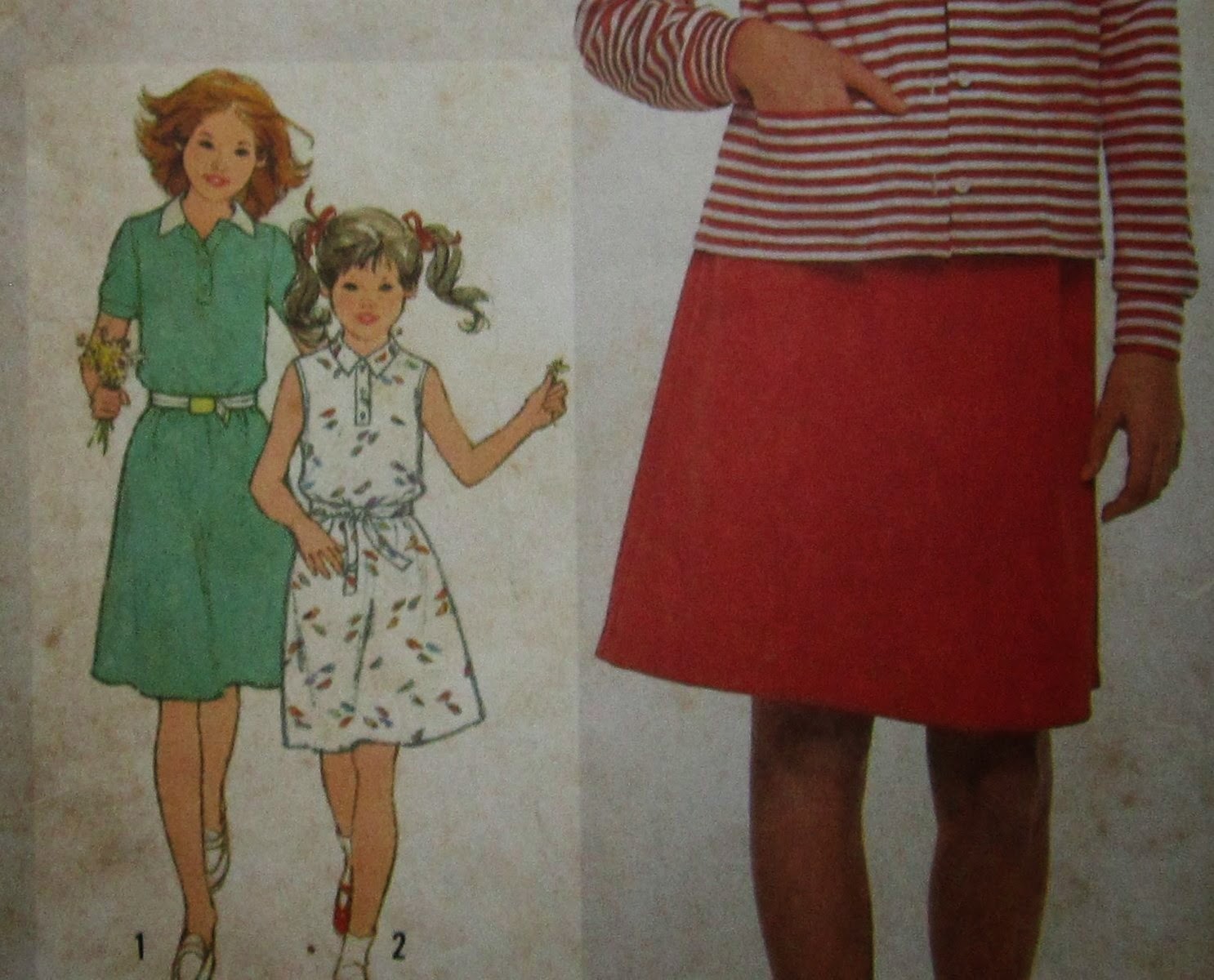 SimplySewing: Simplicity 9985 Vintage Pattern Girls Pullover Dress ...