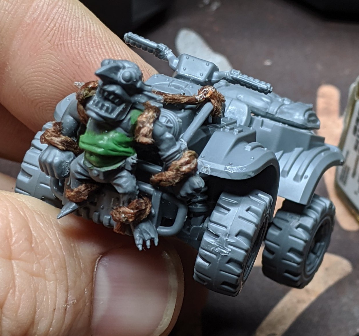 Brush Wizard: Miniature Monday: Death Riders Commissar