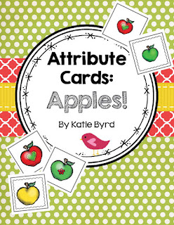 Mrs. Byrd's Learning Tree: Apple Attribute Cards