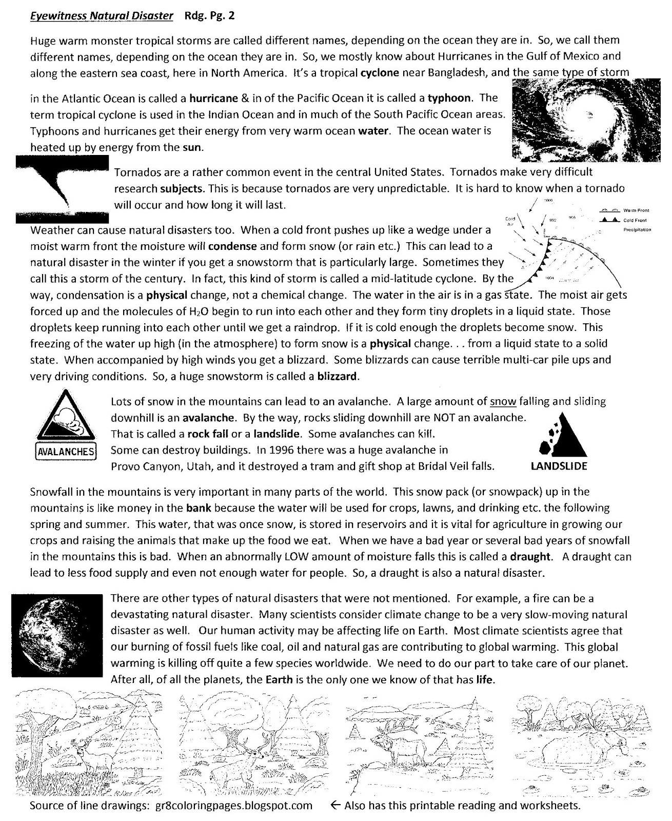 Robin's Great Coloring Pages: Eyewitness Natural Disasters Science ...