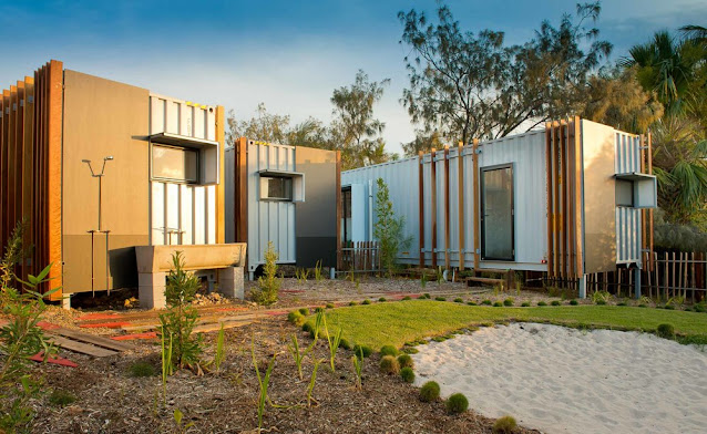 Shipping Container Homes & Buildings: Beach Box Shipping Container Home ...