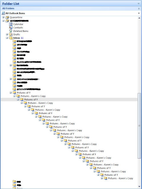 Lets Exchange: Infinite Loop of Nested Folders