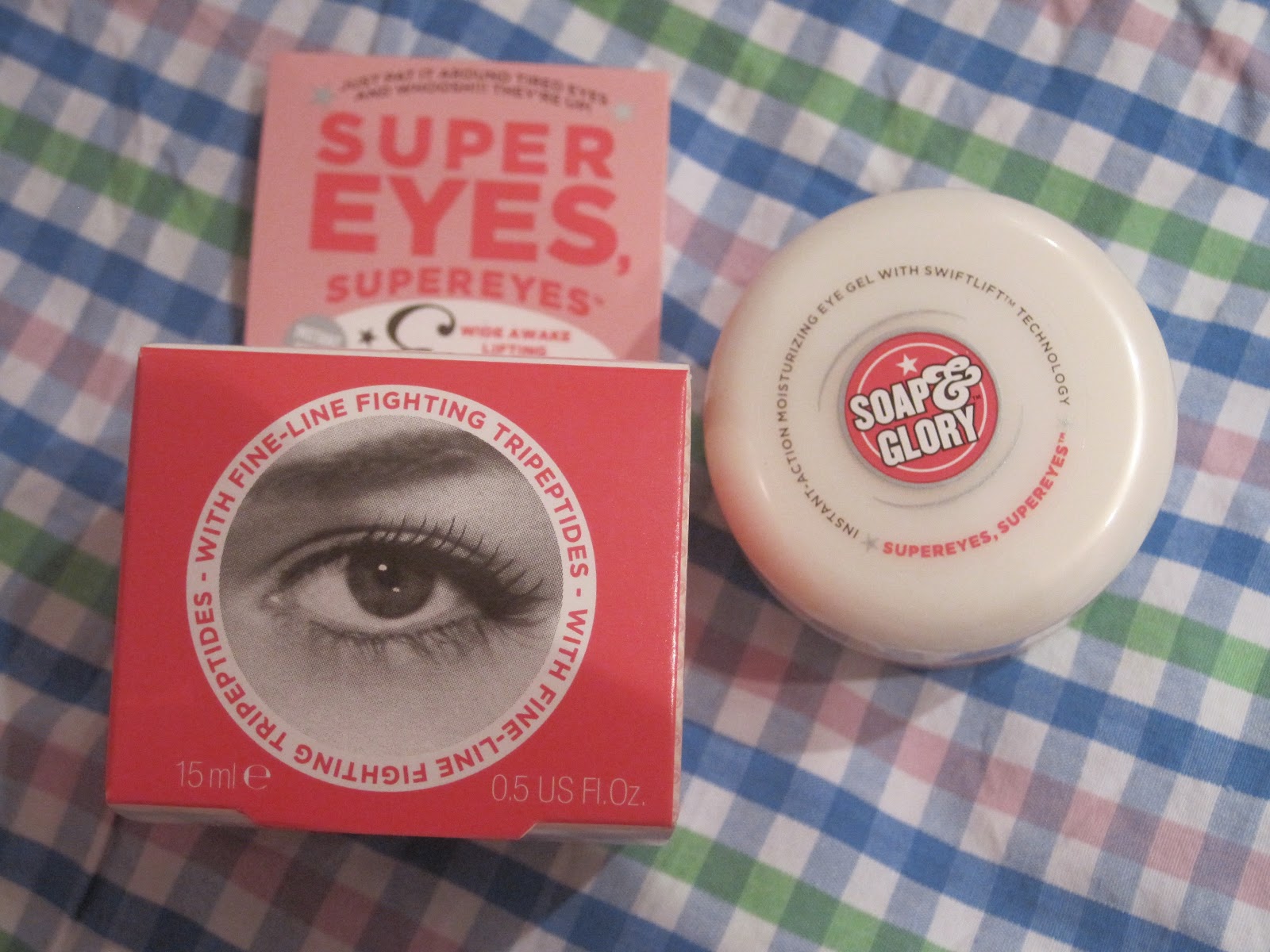 Amy Rose: 'Super eyes, Super eyes' and 'Feel Good Factor' by Soap and Glory