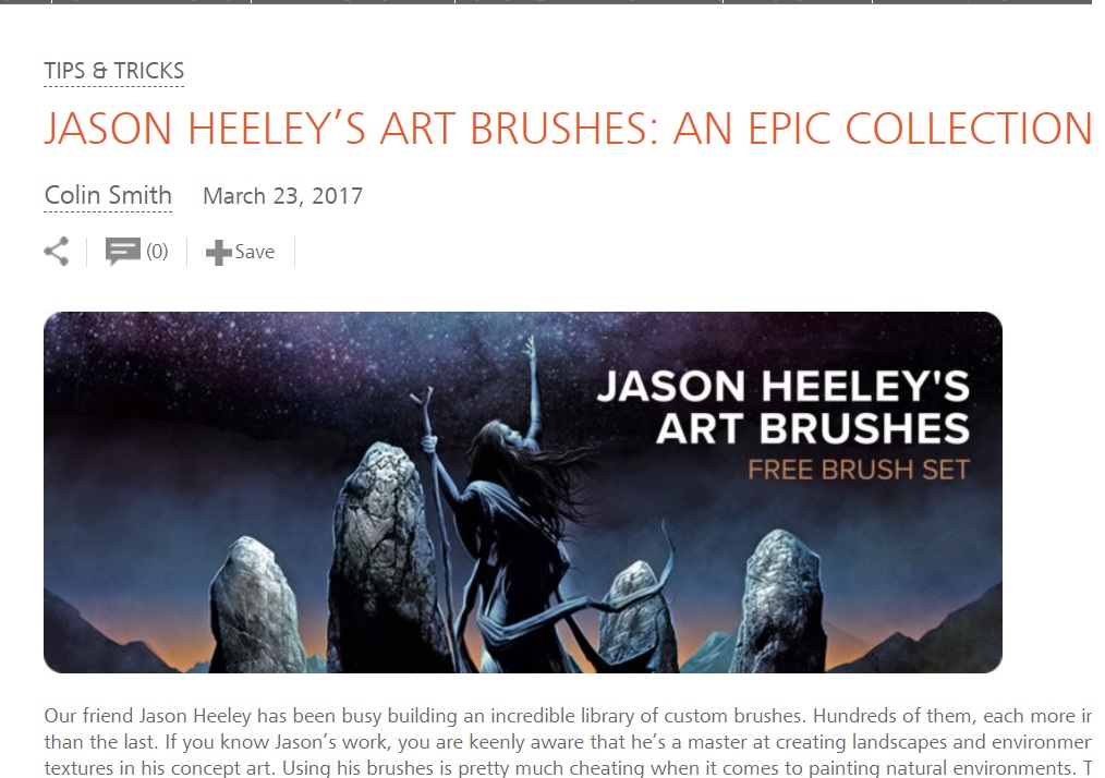 Pincéis para Baixar no Sketch Book