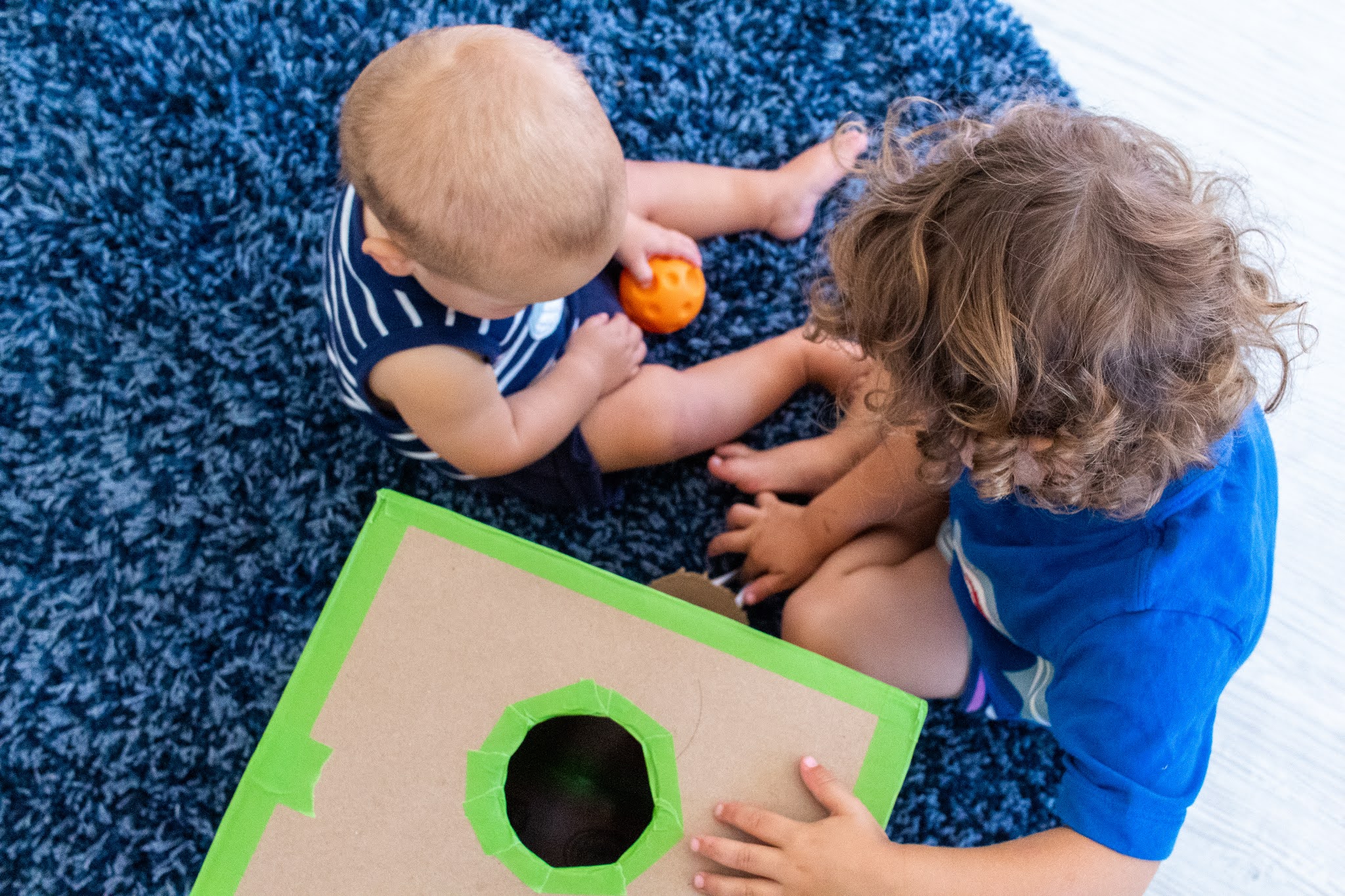A Giant Montessori Object Permanence Box DIY