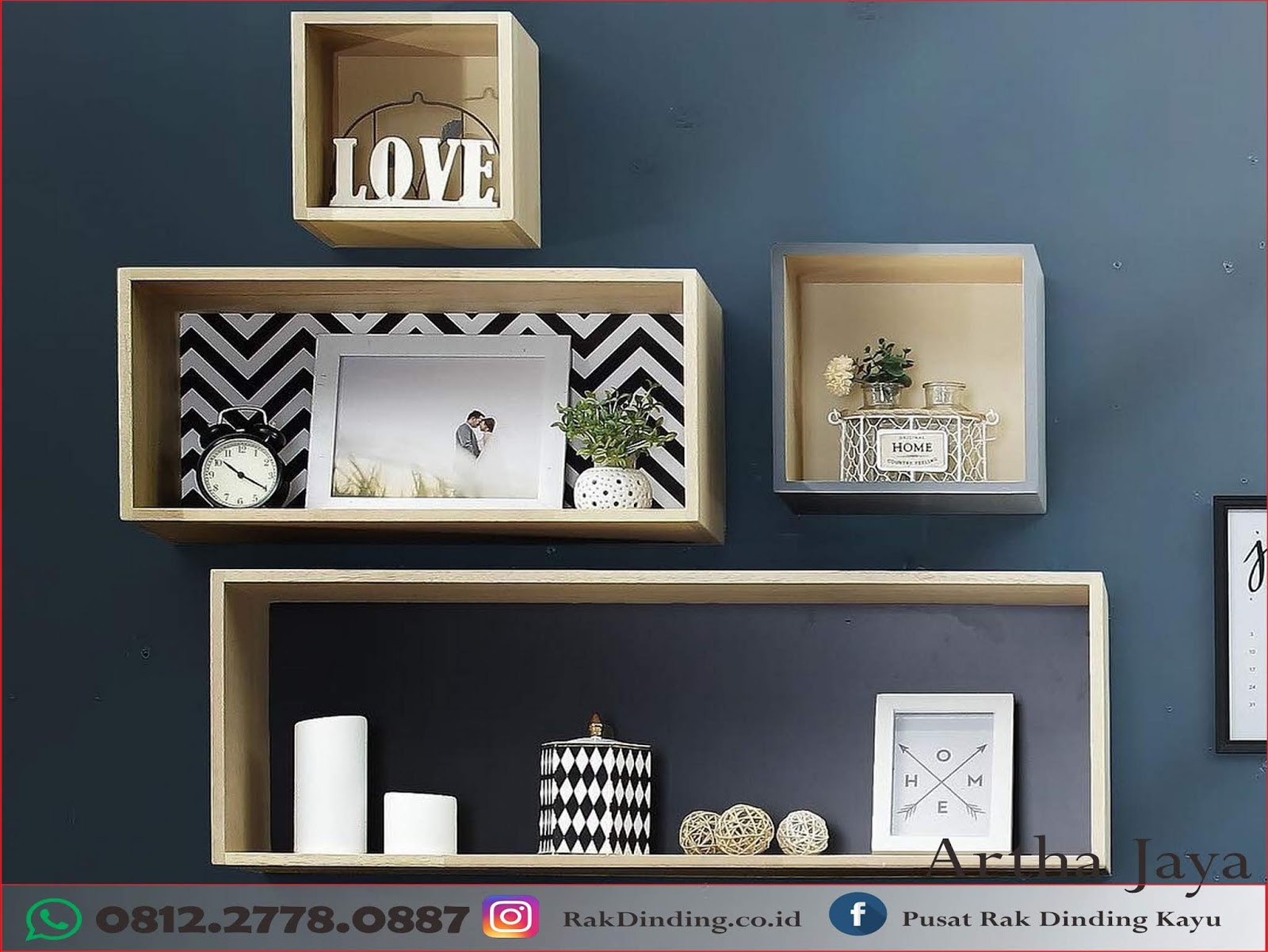 Rak Dinding Ambalan, Rak Dinding Dari Kayu, Rak Dinding Gantung, Rak ...