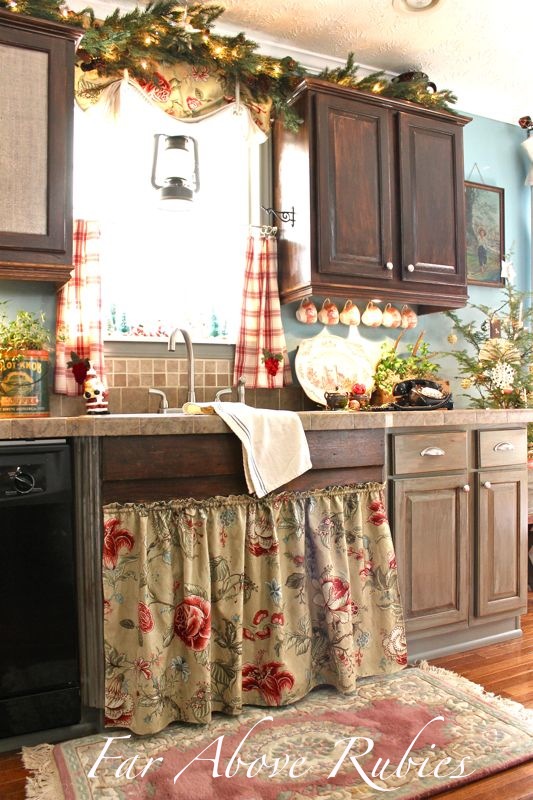 Country Christmas Kitchen - Whispering Pines Homestead