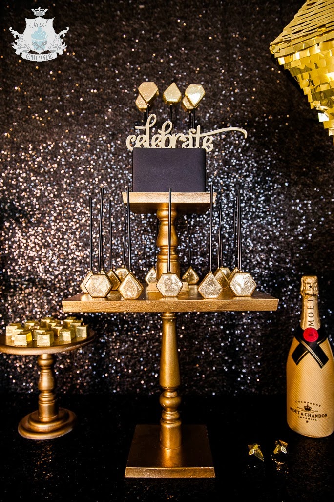Little Big Company | The Blog: A Glistening Gold Geometric Luxe Party ...