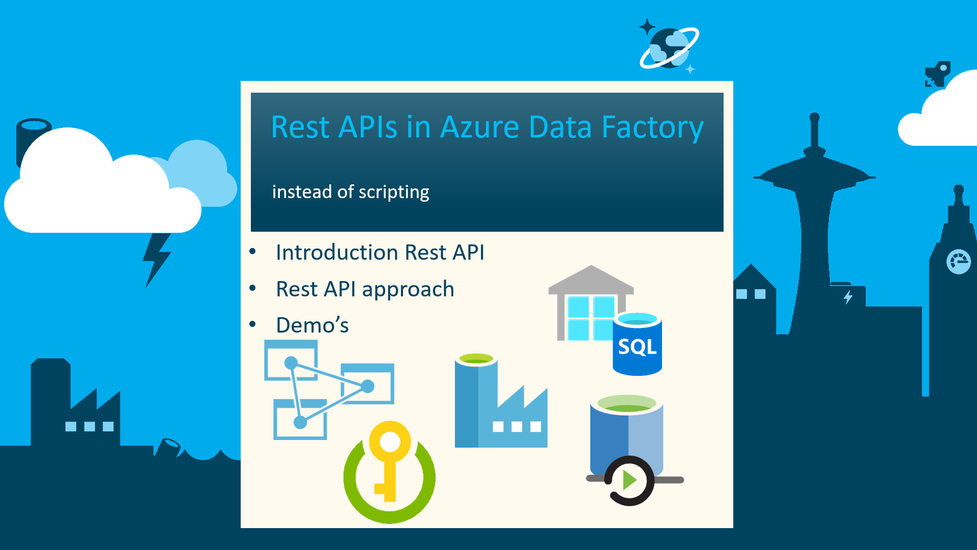 Microsoft BI Tools: dataMinds Saturday - REST APIs in Data Factory