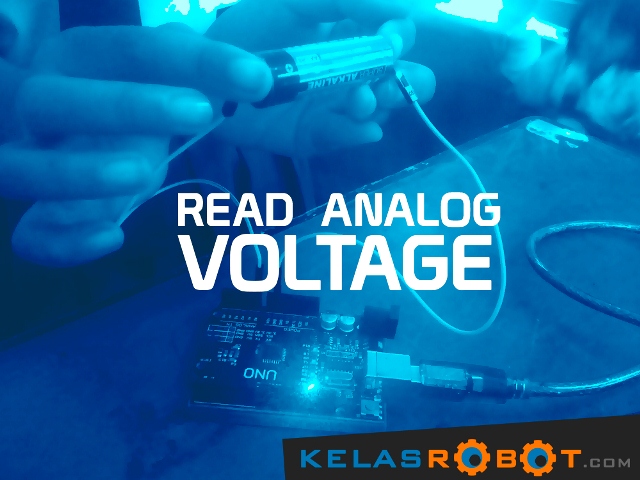 Program Arduino Read Analog Voltage Kelas Robot