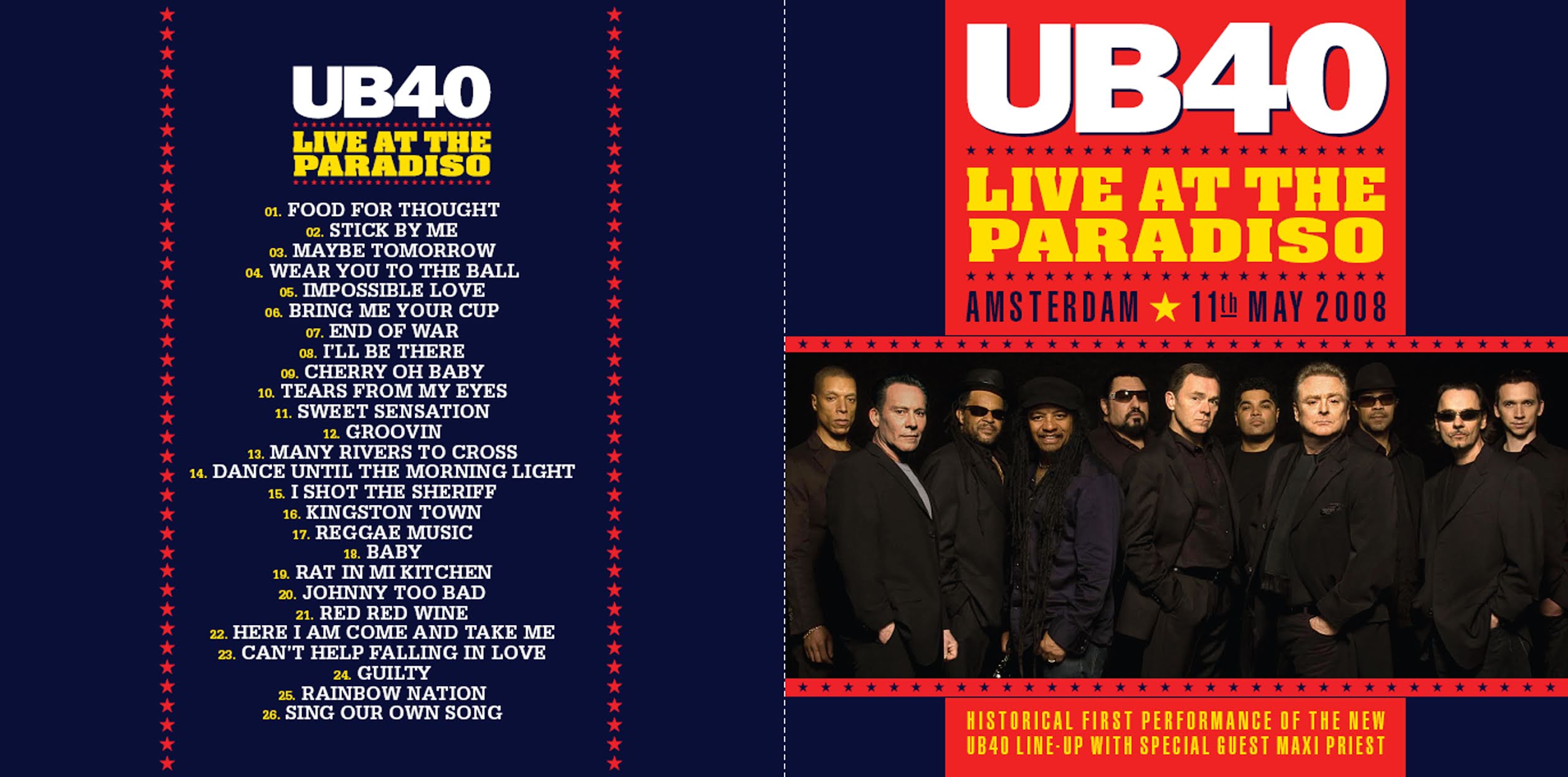 Compartilhando Reggae: UB40 - Paradiso-live