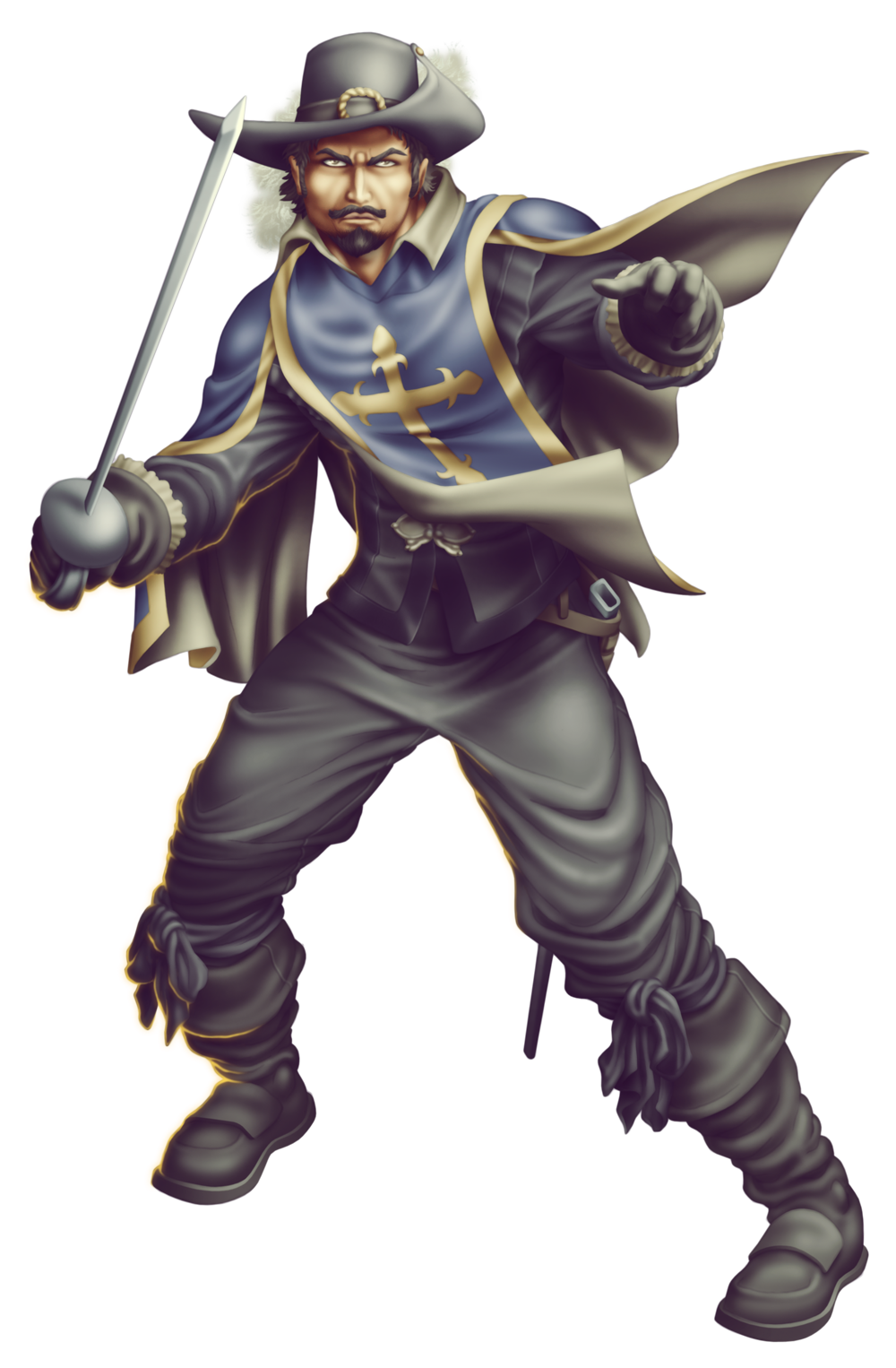 Warriors in art: Musketeer by Gerard Ramos Fernadez