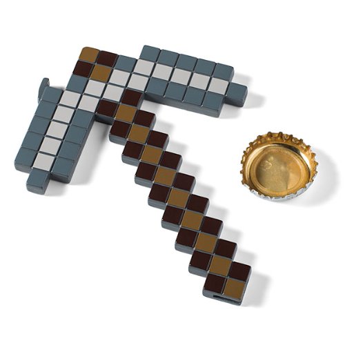 Minecraft Iron Pickaxe Bottle Opener ThinkGeek Item | Minecraft Merch
