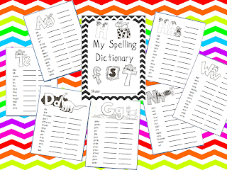 FUNdamentals Of Firsts: Spelling Dictionary Booklet