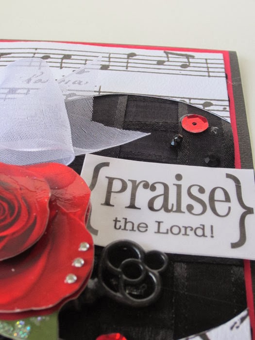 Scrapping with Christine: Weaving together a beautiful card