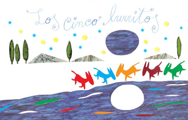 BIBLIOTECA AYEKANTUN EP N°96: CANCIÓN: "LOS CINCO BURRITOS" DE JAVIER VILLAFAÑE