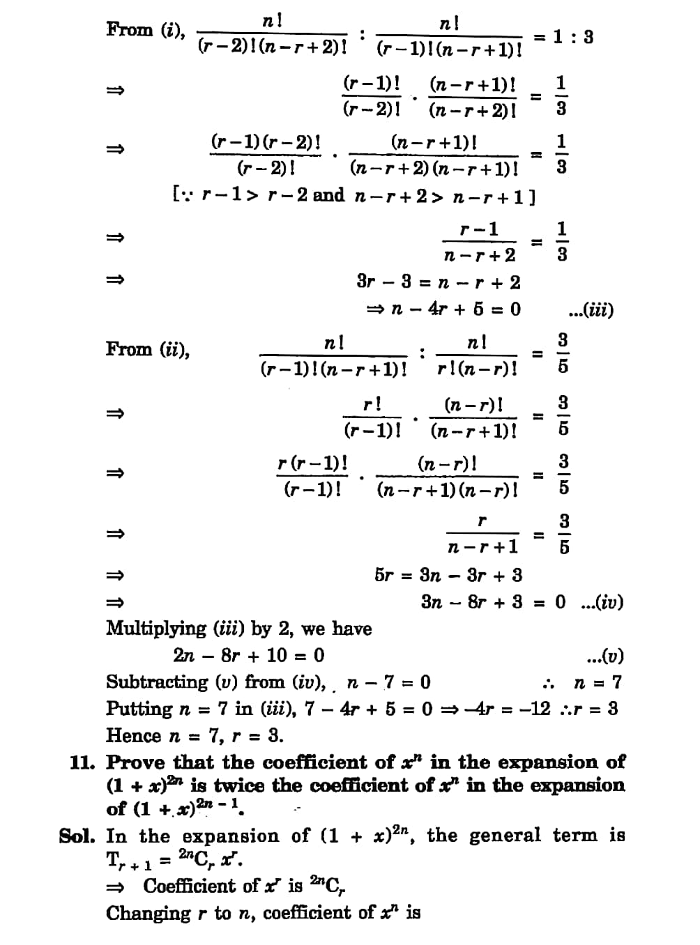 Binomial theorem class 11 math - Studypur