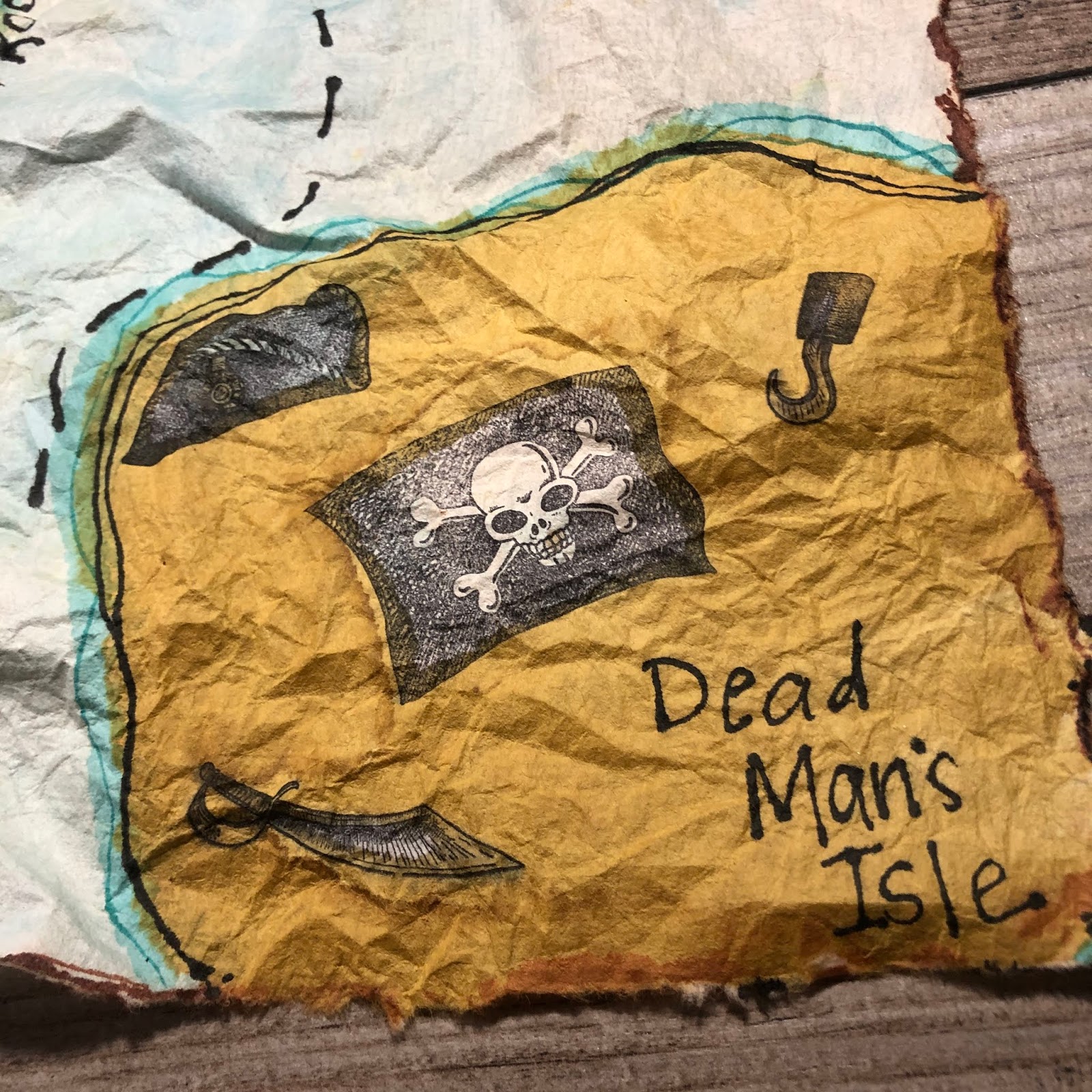Blank Page Muse: Pirate Treasure Map