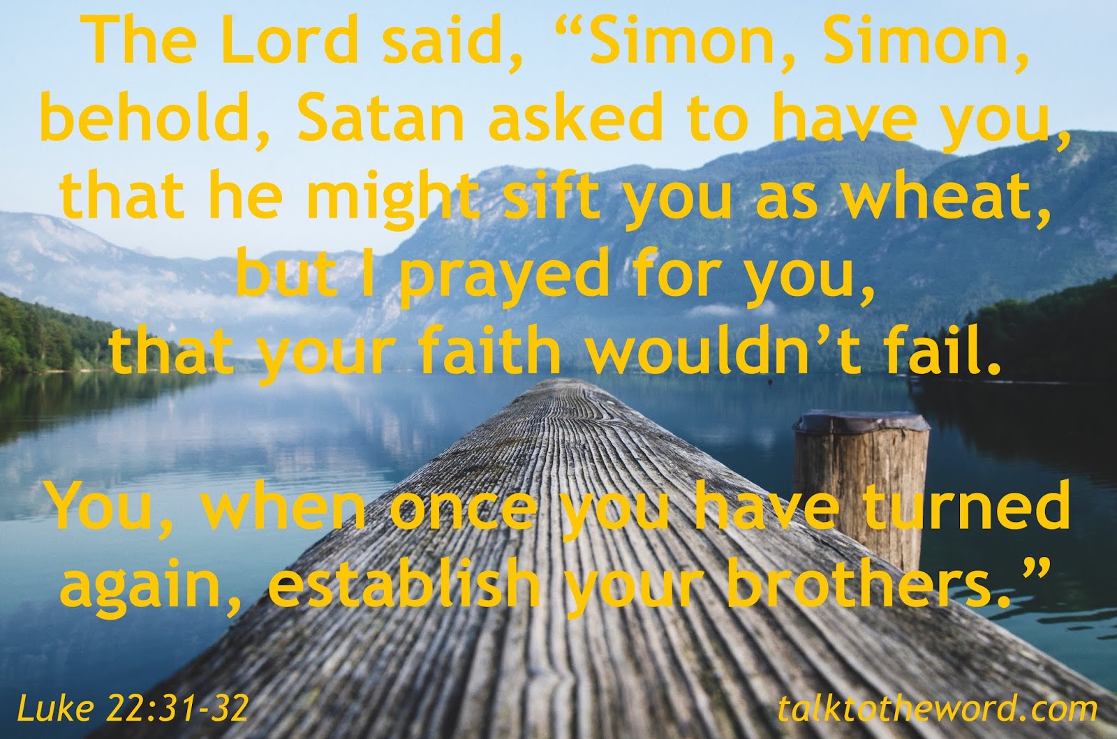 Luke 22 31 32